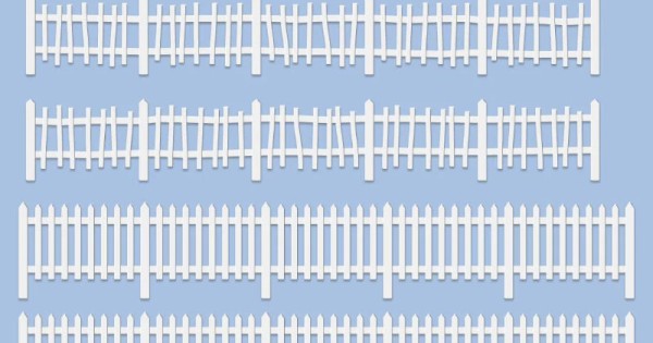 Model Rustic and Picket Fencing