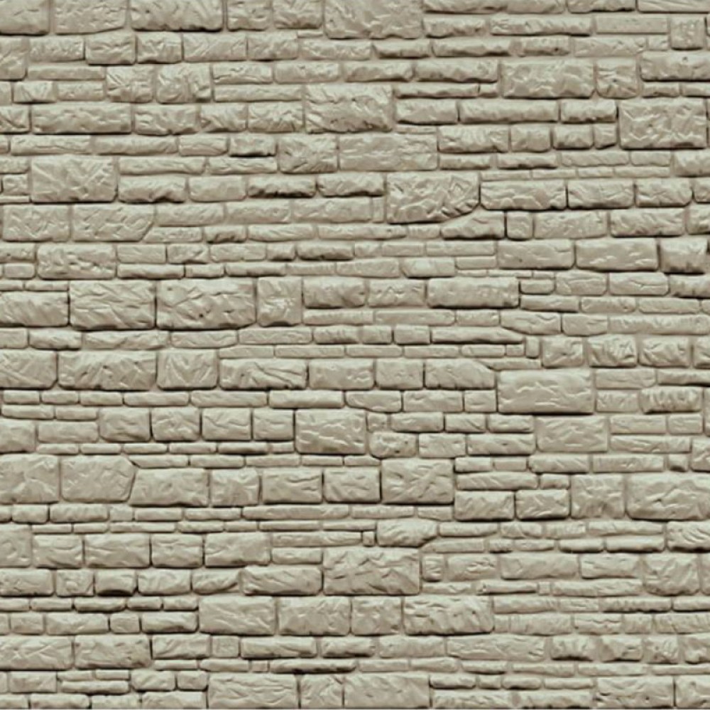 Model Railway building Coarse Stone Plastic Embossed Sheets OO SSMP200