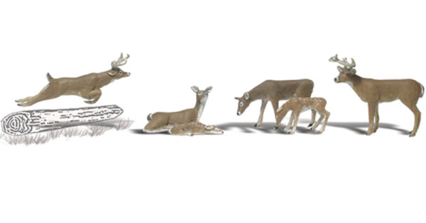 Model railway Deer in OO A1884