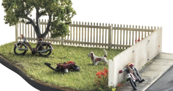 N Gauge Walls and Fencing for model railways