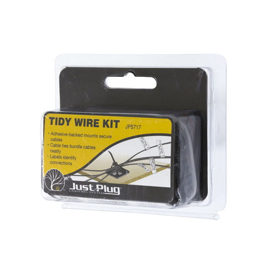 Model Railway Wiring Tidy Wire Kit from Woodland scenics Just Plug system.