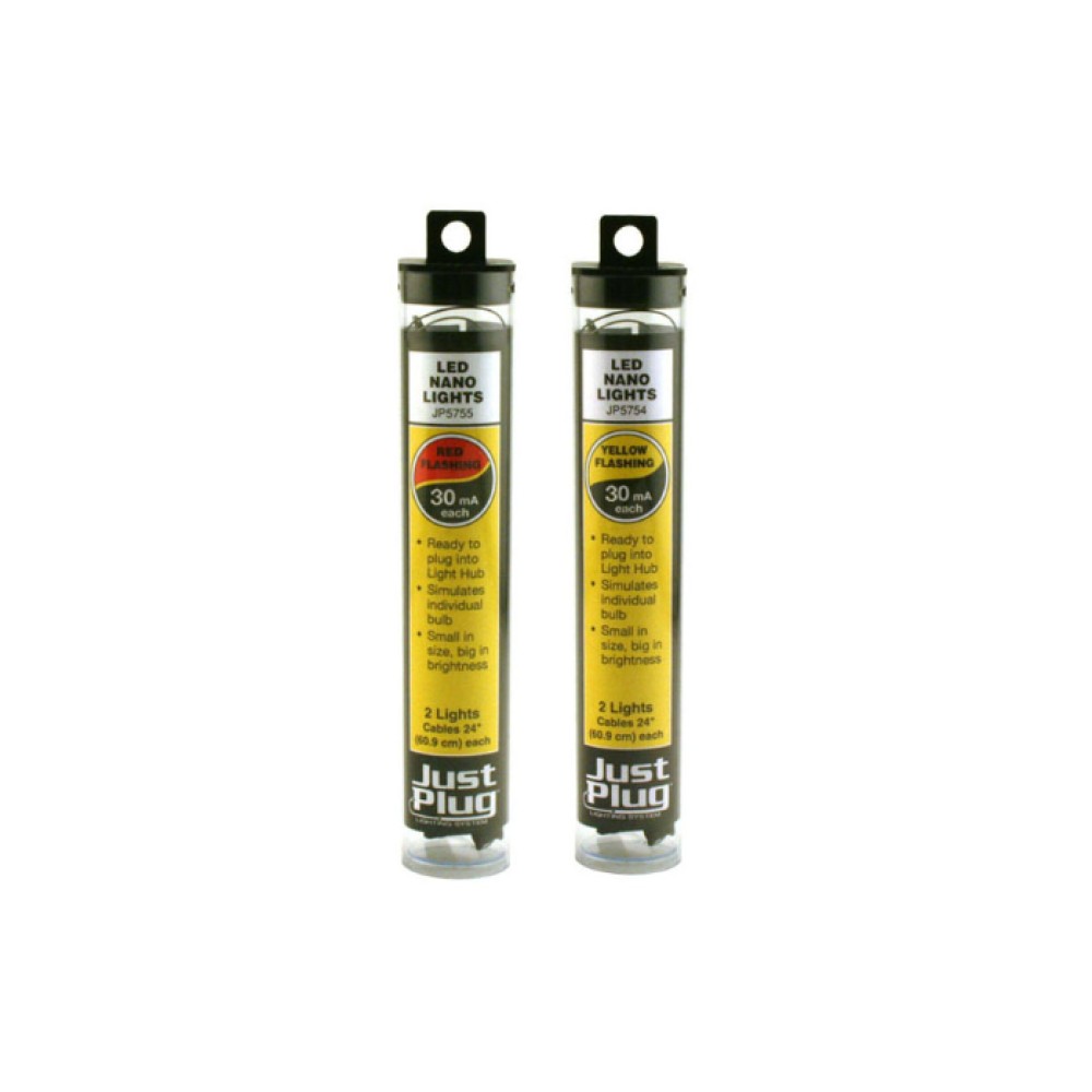 Model Railway LED Nano lights from Woodland scenics Just Plug system.