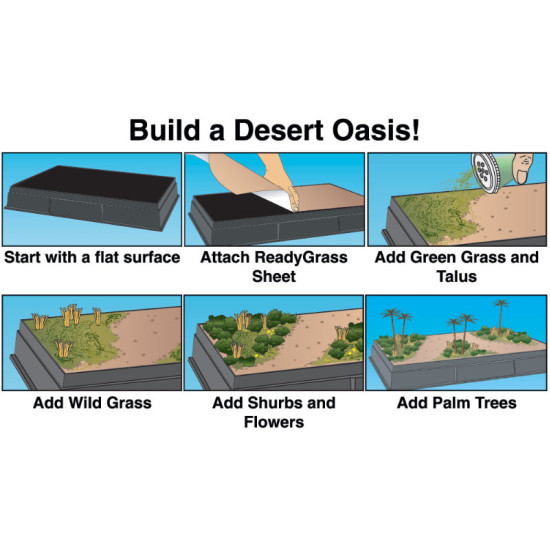 Model Making Desert Oasis Diorama Kit from Woodland Scenics