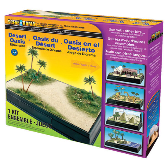 Model Making Desert Oasis Diorama Kit from Woodland Scenics