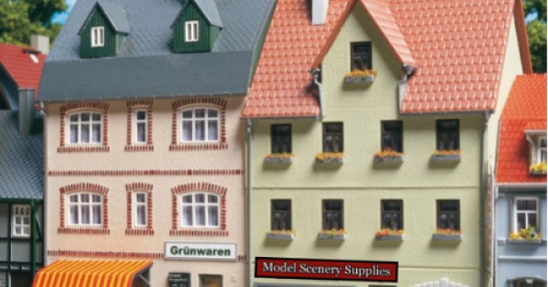 Model railway Town Urban Scene