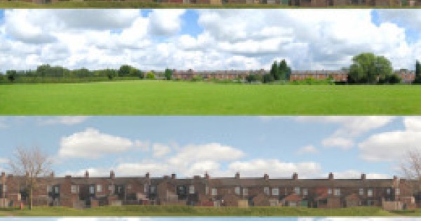 Premium self adhesive Model Railway Backscenes