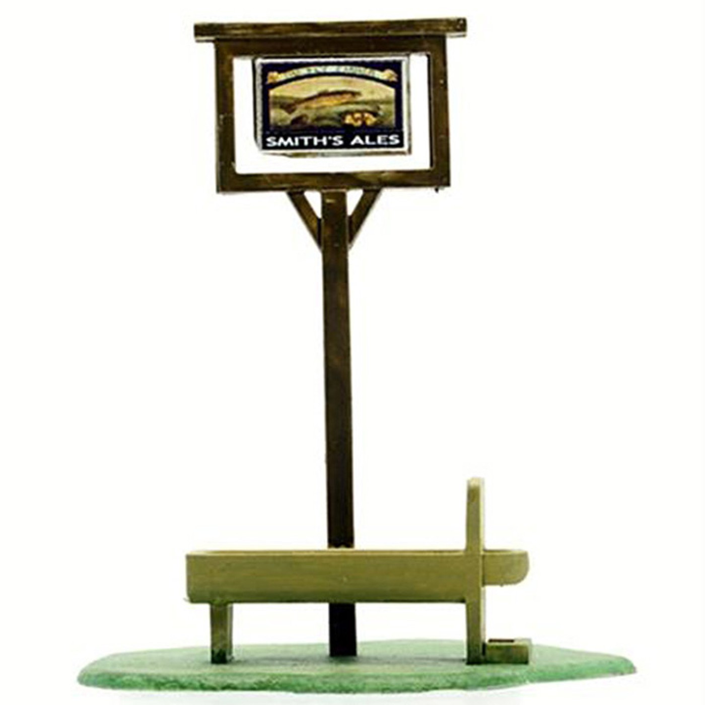 Pub sign and Horse Trough C077