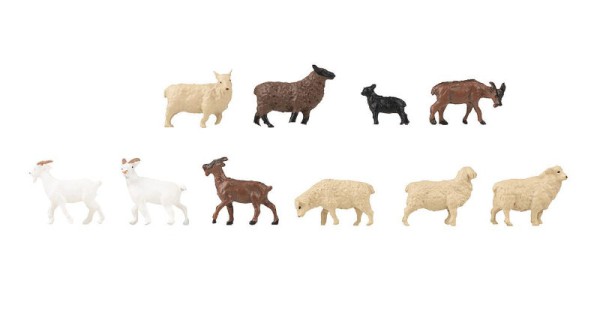 model Goats and Sheep OO by Faller