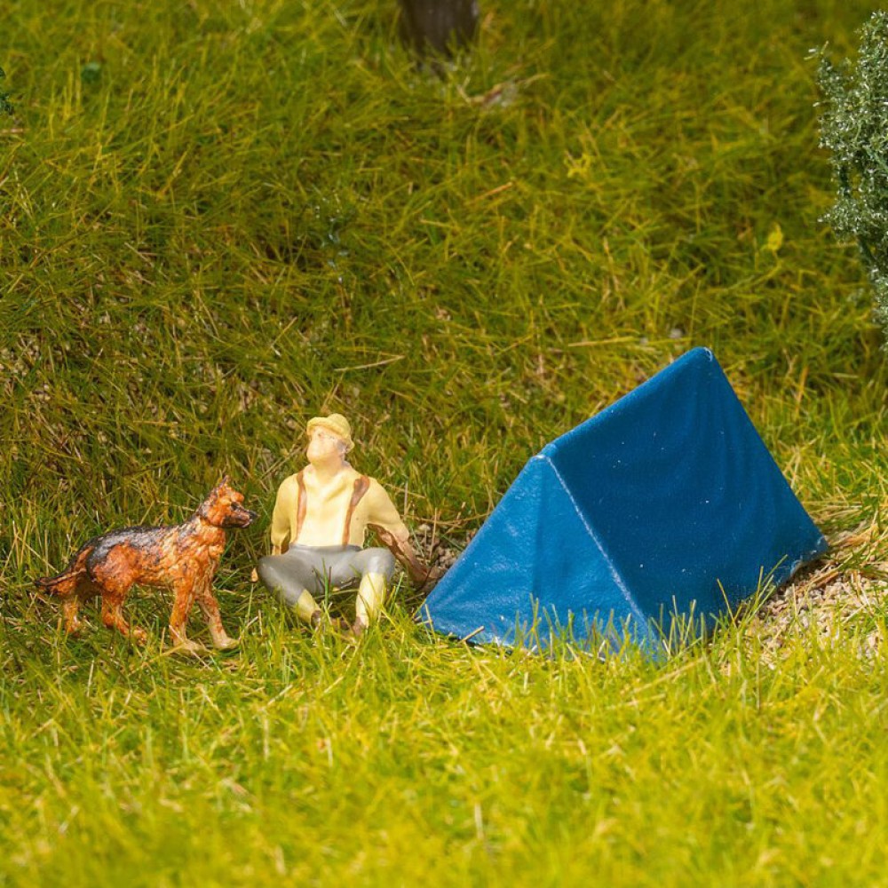 Model Railway Campsite tents OO Faller 180003