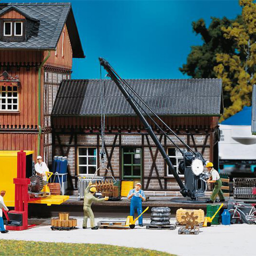 Model railway Loading Crane N gauge by Faller 222176
