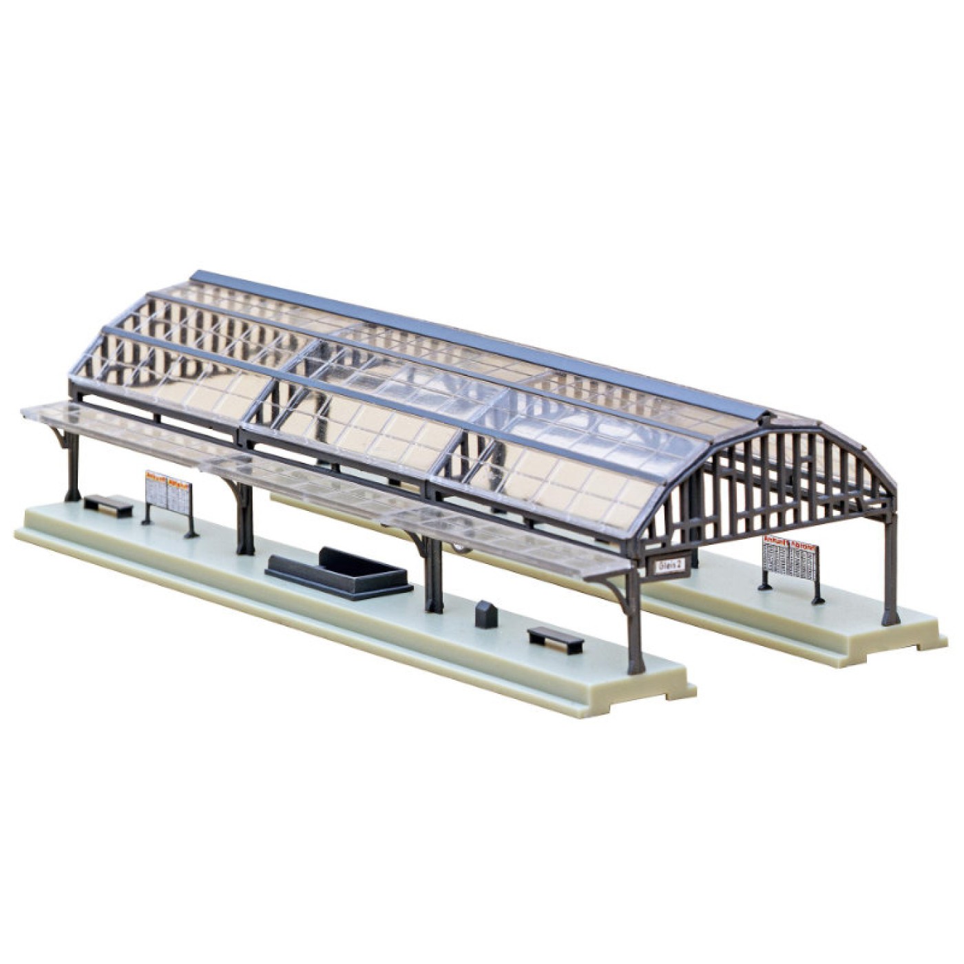 Model railway Platform and Canopy in Z Gauge