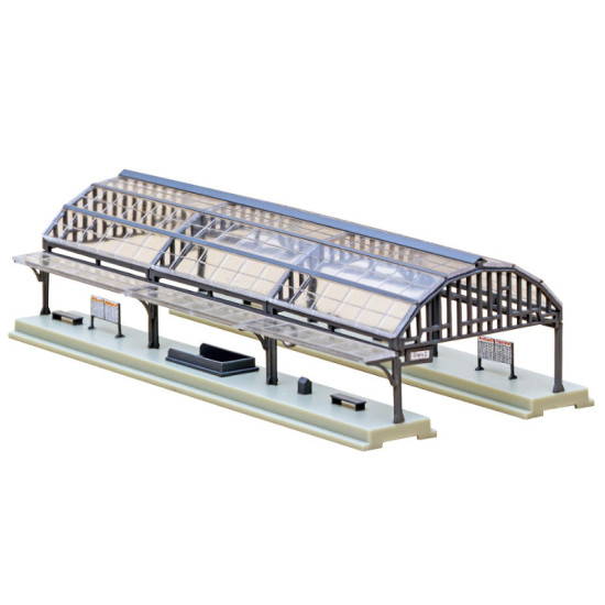Model railway Platform and Canopy in Z Gauge