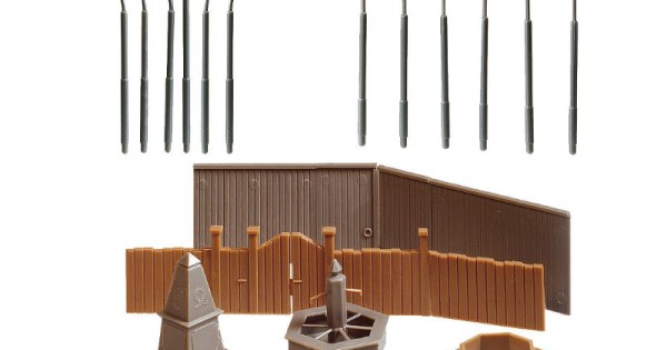 Model railway Town accessories Z Gauge