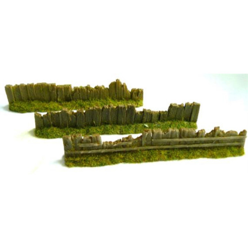 Model Wargame Wooden Fence WWScenics