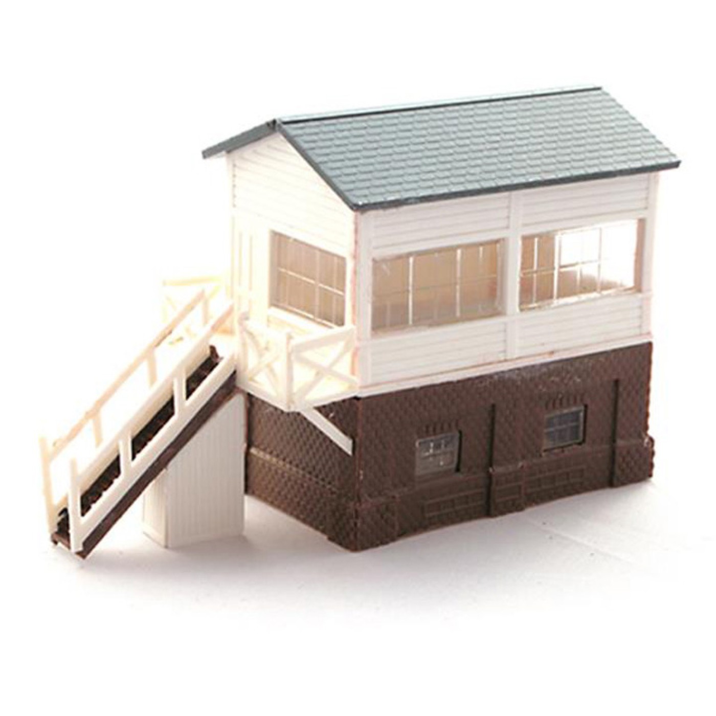 Model railway Signal Box in N Gauge GMKD12