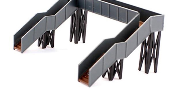 N gauge Model railway steel footbridge GMKD38