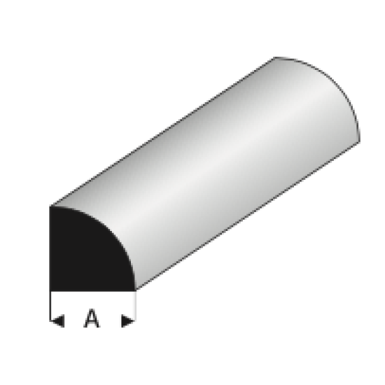 Plastic Profile Quarter Round Quadrant