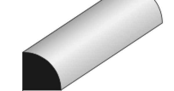 Plastic Profile Quarter Round Quadrant