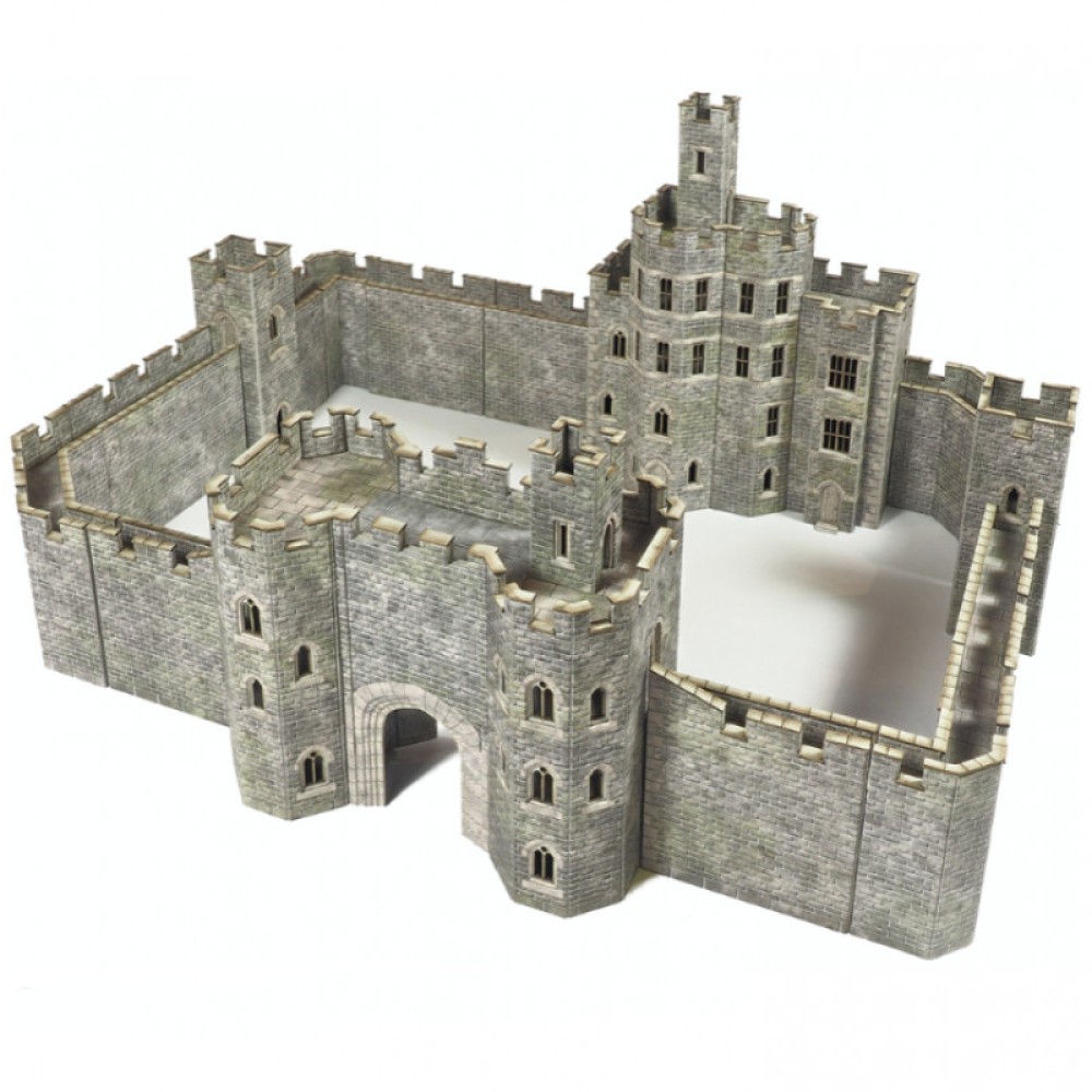 CASTLE STONEWORK SHEETS OO Metcalfe PO295