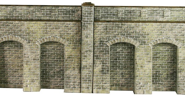 Model railway Retaining Wall in Stone OO Metcalfe PO245