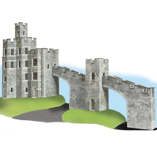 CASTLE WALL BRIDGE N gauge Metcalfe PN196