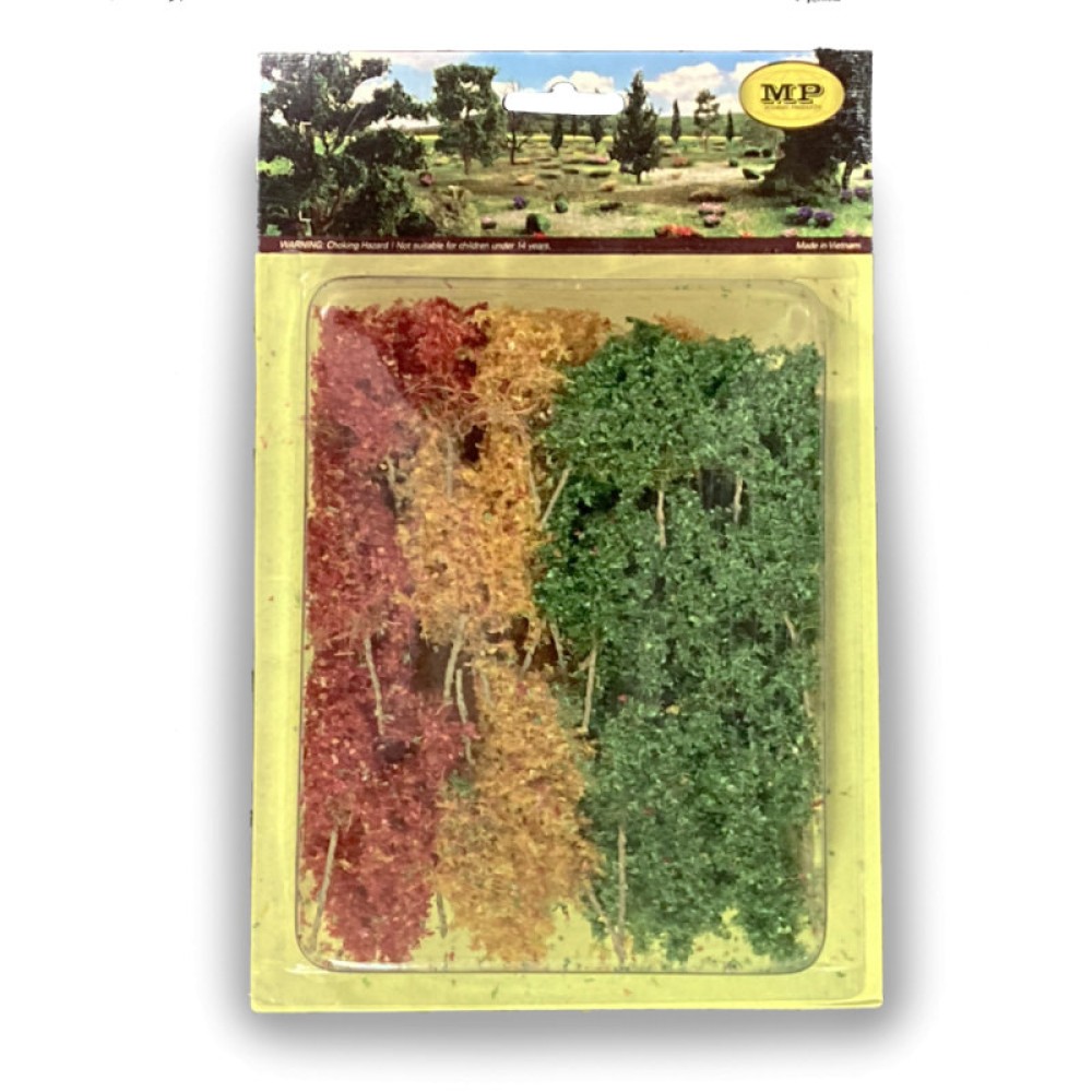 Model N gauge Trees or OO Saplings in Autumn shades