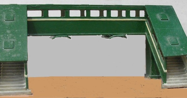 Double Track Footbridge Covered N gauge