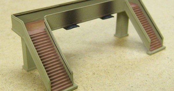Double track Footbridge N gauge