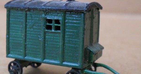 Model Traction Engine Living Van N gauge