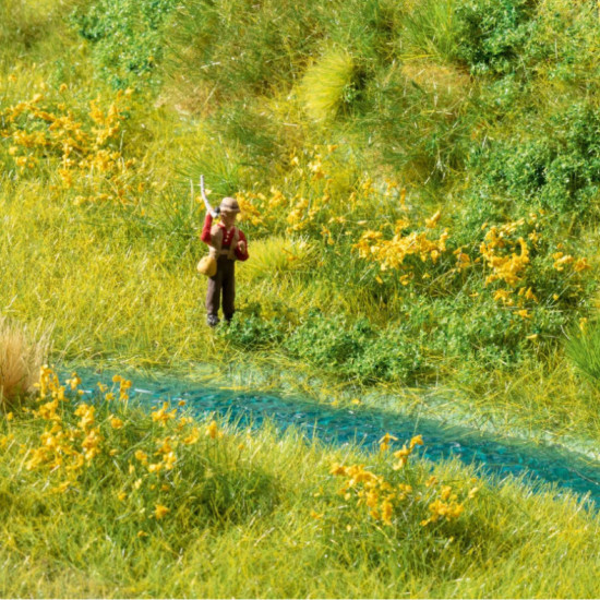 Model Ground Cover Foliage Meadow White Noch 07256
