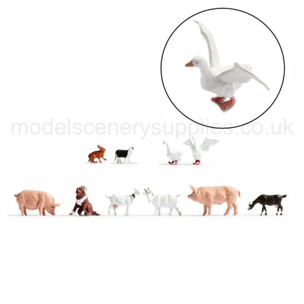 Model Farm Animals OO scale 1:87 Noch 15711