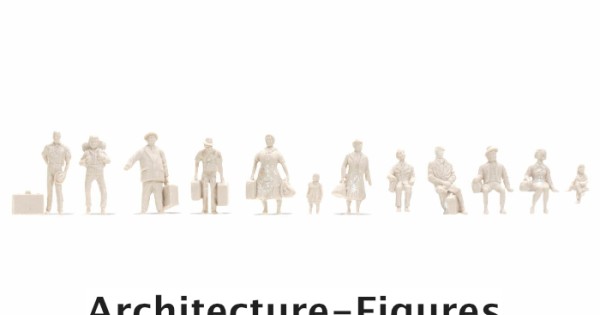 Architecture scale model Figures Scale 1:100