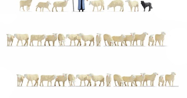 Noch 16162 Sheep (37) Figure Set