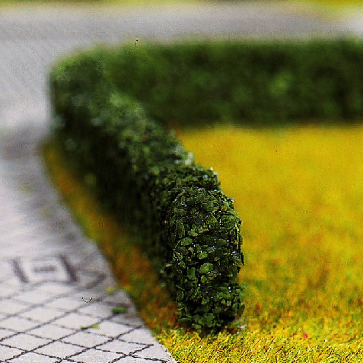 Model railway hedge OO TT