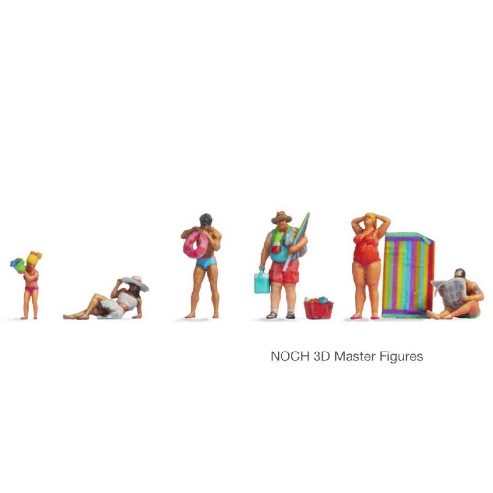 N Gauge model railway Railway Bathers N Gauge 3D Printed detail Noch 35800