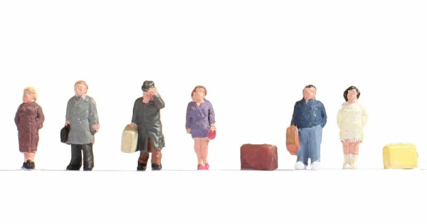 Z Gauge model railway people.