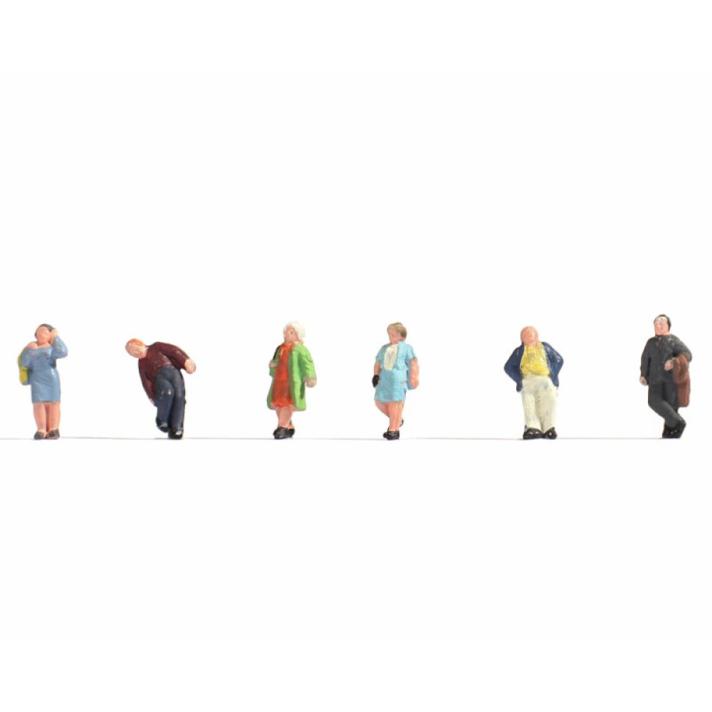 Z Gauge model railway people.