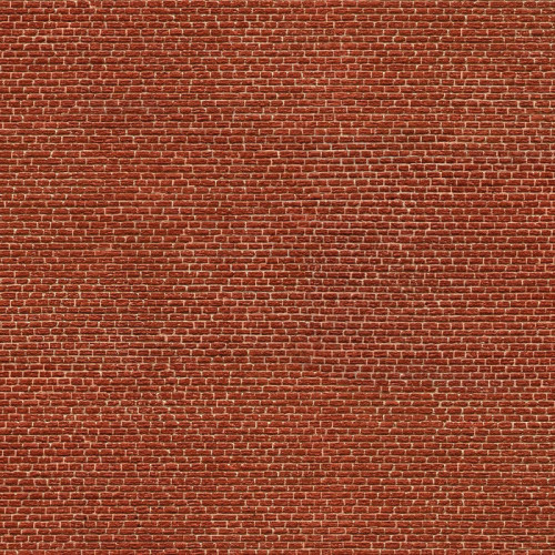 Brick card Red brick sheet OO Metcalfe M0054