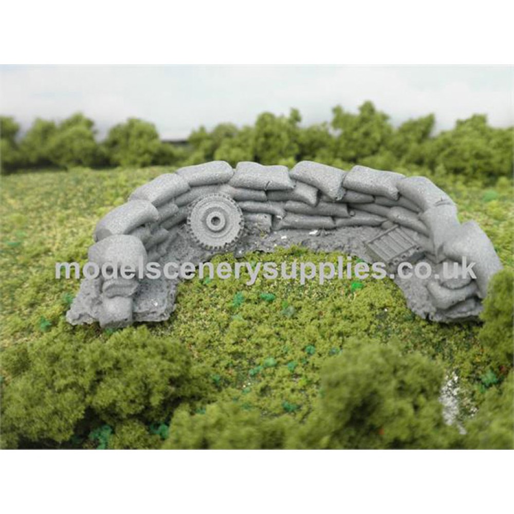 15mm model War Gun Emplacements