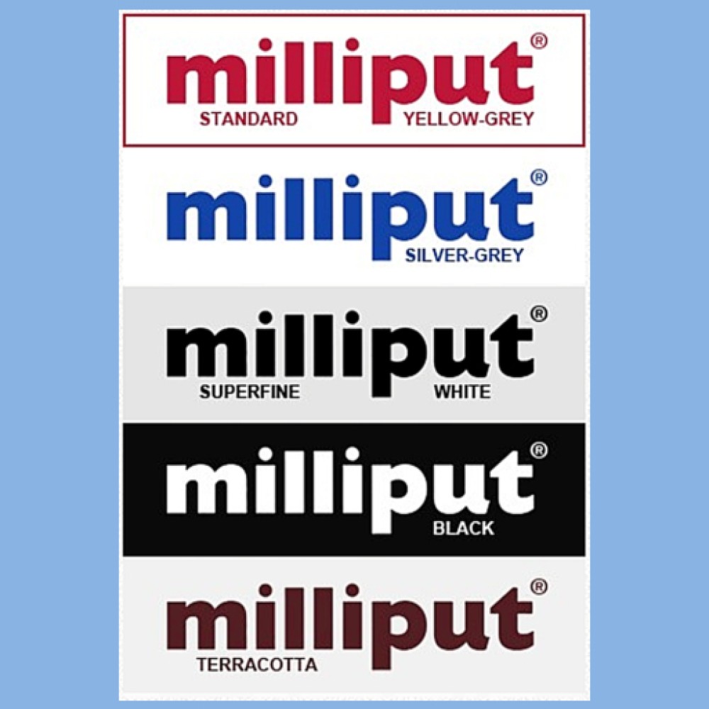 Milliput Two Part Epoxy Putty, Produced in five grades:
