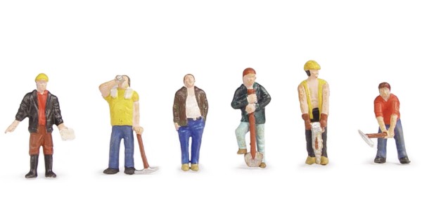 Scenecraft by Bachmann Branch-line Construction Workers OO 36-042